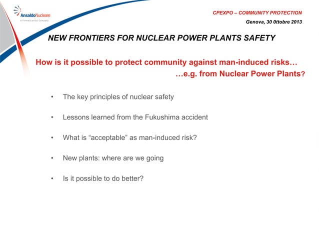 New Frontiers for Nuclear Power Plants Safety | PDF