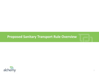 FSM Food Transportation Regulations | PPTX