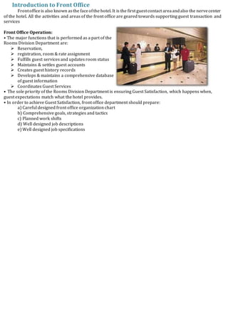 Front Office Operation( Diploma in Hotel Management) | DOCX