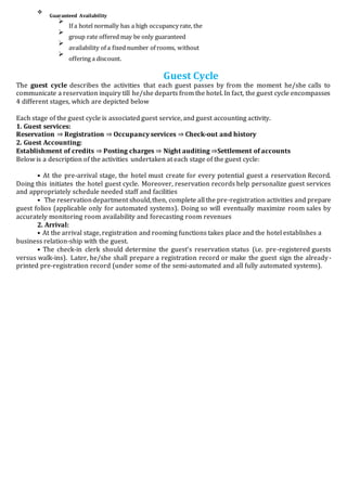 Front Office Operation( Diploma in Hotel Management) | DOCX