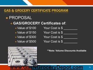 Gas And Grocery Incentives | PPT