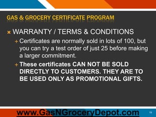 Gas And Grocery Incentives | PPT