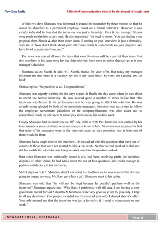 Case study on communications | PDF