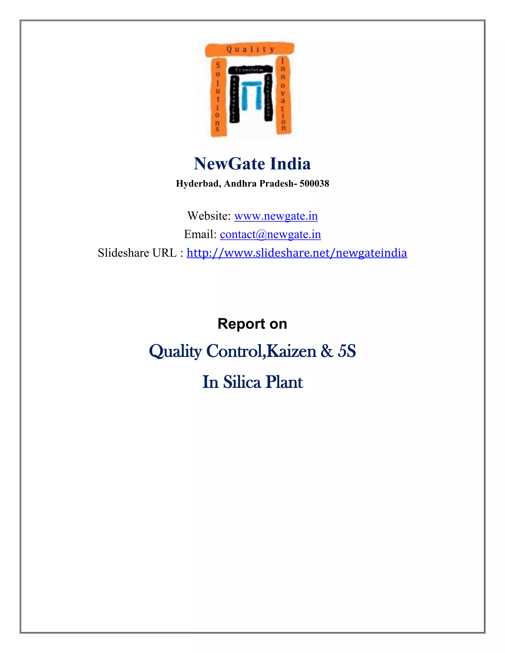 Quality control report | PDF