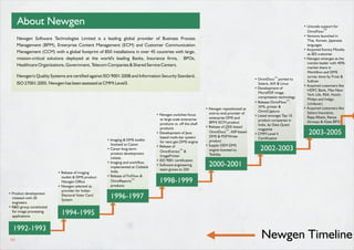 Newgen Celebrates 20 Years Milestone | PDF | Computer Software and ...