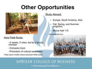 Shidler College of Business Undergraduate Program | PPT