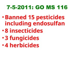 new generation insecticides and eliminated insecticide | PPT