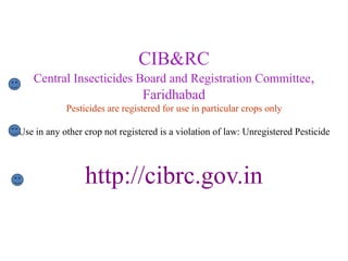 new generation insecticides and eliminated insecticide | PPTX