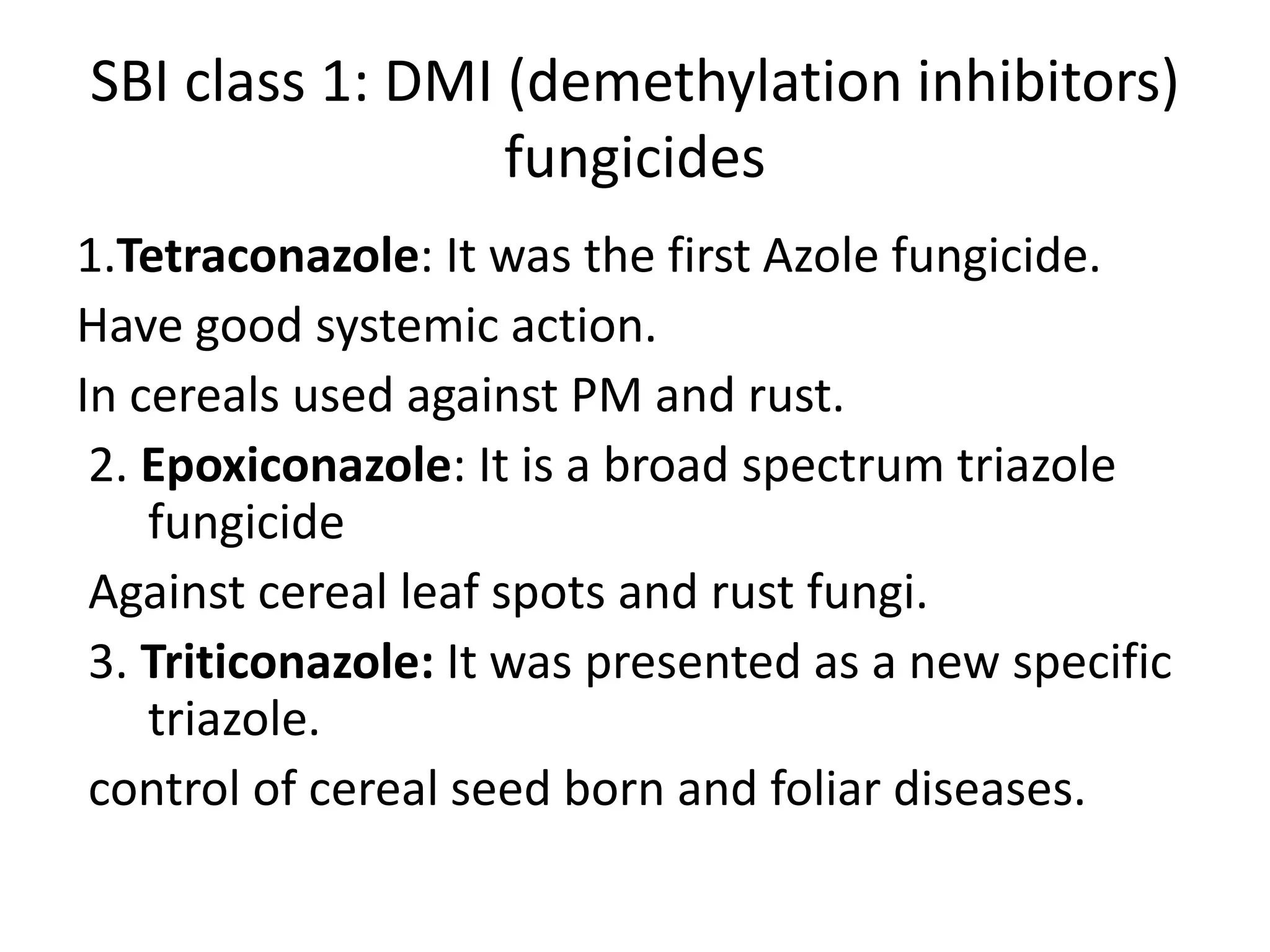 New generation fungicidal molecules for plant disease control | PPTX