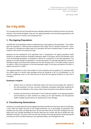 Understanding Generation Y: The New generations at work. Attracting ...