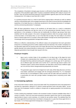 Understanding Generation Y: The New generations at work. Attracting ...