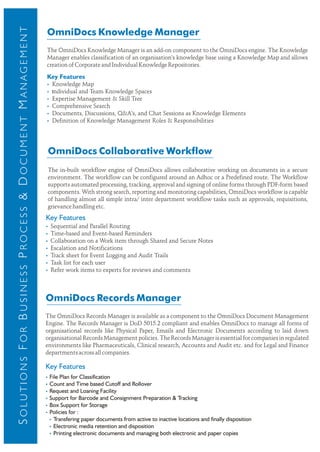 Newgen Omni Docs Brochure | PPT