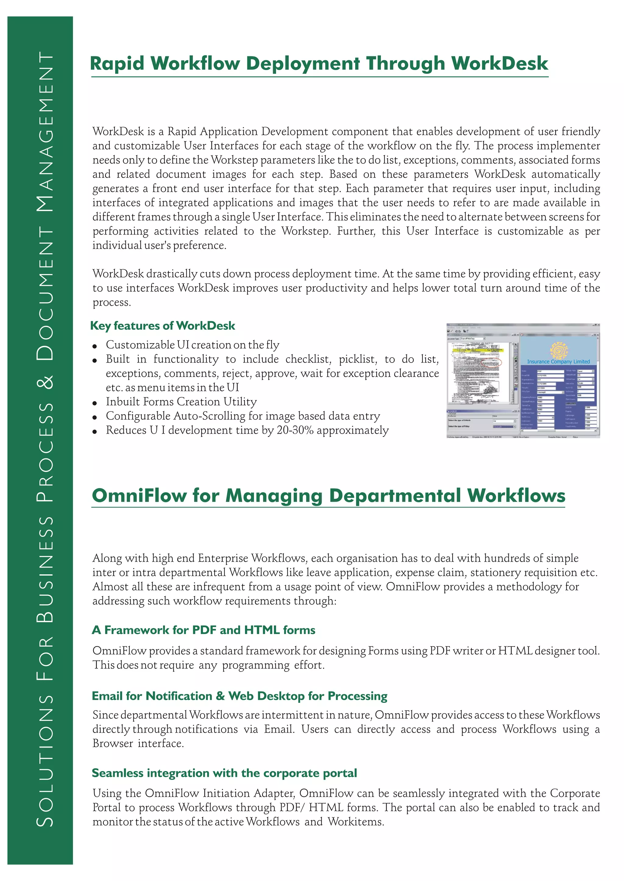 Newgen Omni Flow Brochure | PDF