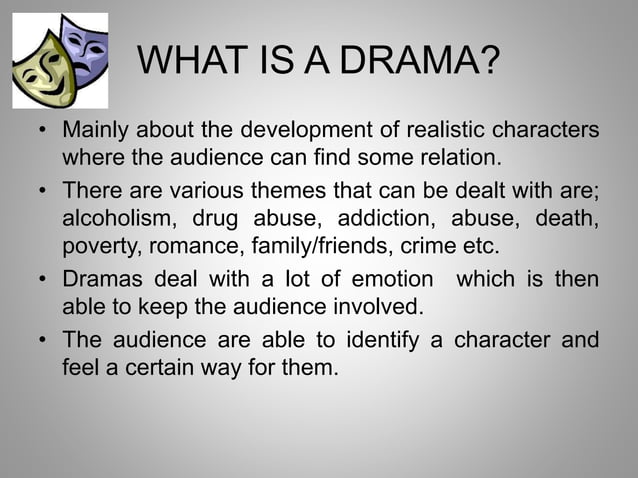Genre Research for Drama's | PPTX