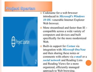 New gen web browsers and search tools | PPTX