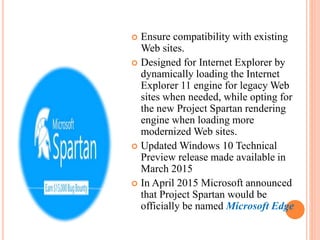 New gen web browsers and search tools | PPTX