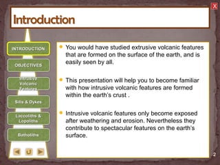 Geography M1 Intrusive Volcanic | PPT