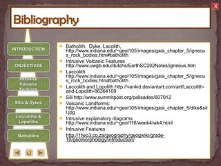 Geography M1 Intrusive Volcanic | PPT