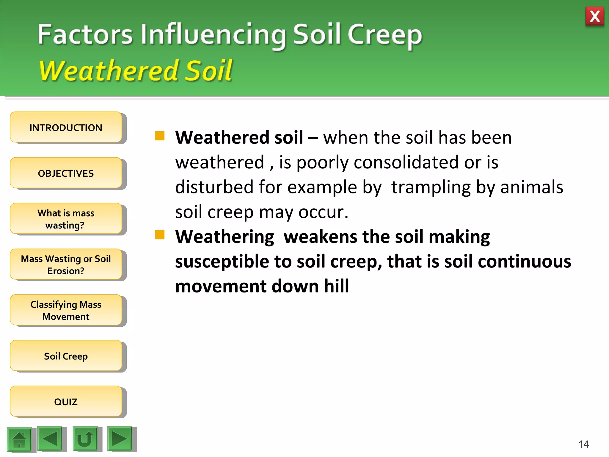 Geography M2 Soil Creep | PPT