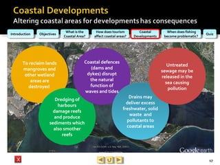 Geography M2 Human Impact in Coastal Areas | PPT