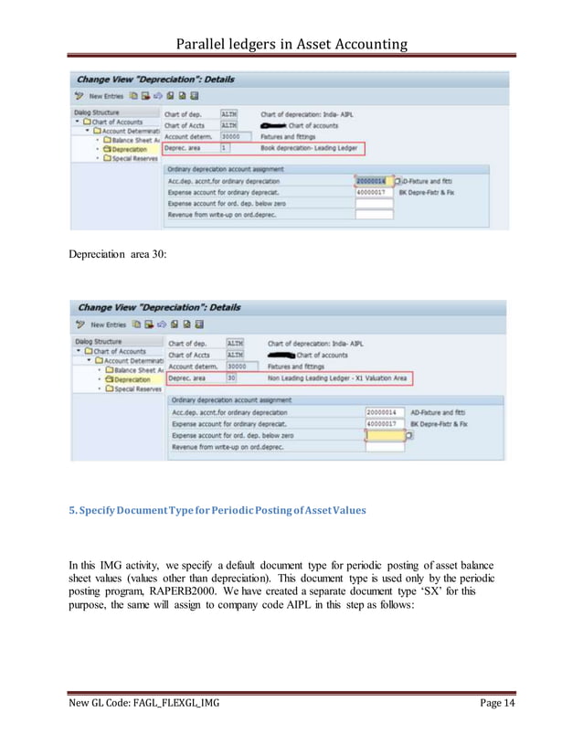 New GL parallel ledgers in asset accounting | DOCX | Stocks and Bonds ...