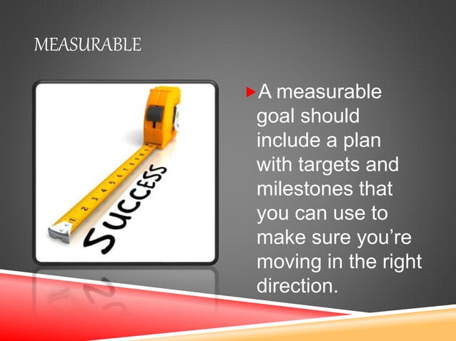 Simple Goal Setting | PPTX