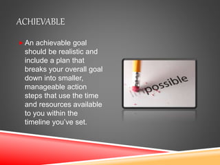 Simple Goal Setting | PPTX