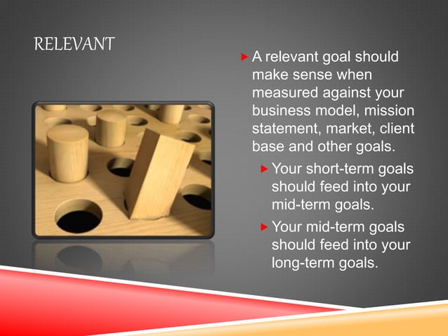 Simple Goal Setting | PPTX