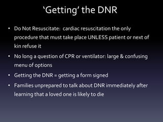 End of Life From My Side of The Gurney | Dr. Brian Goldman | PPTX