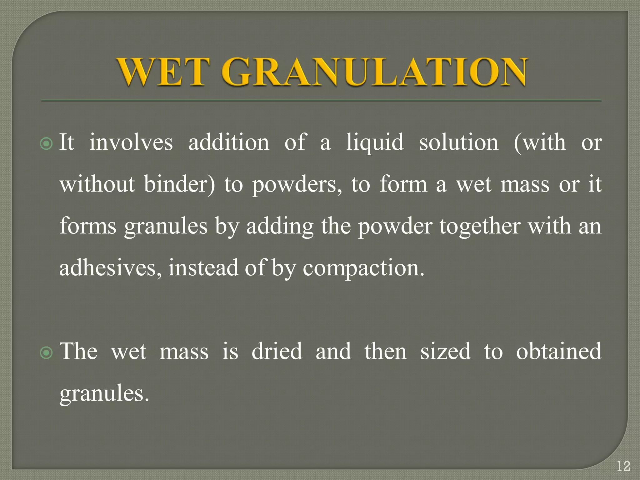 New granulation methods (devilal .kethavath ) | PDF