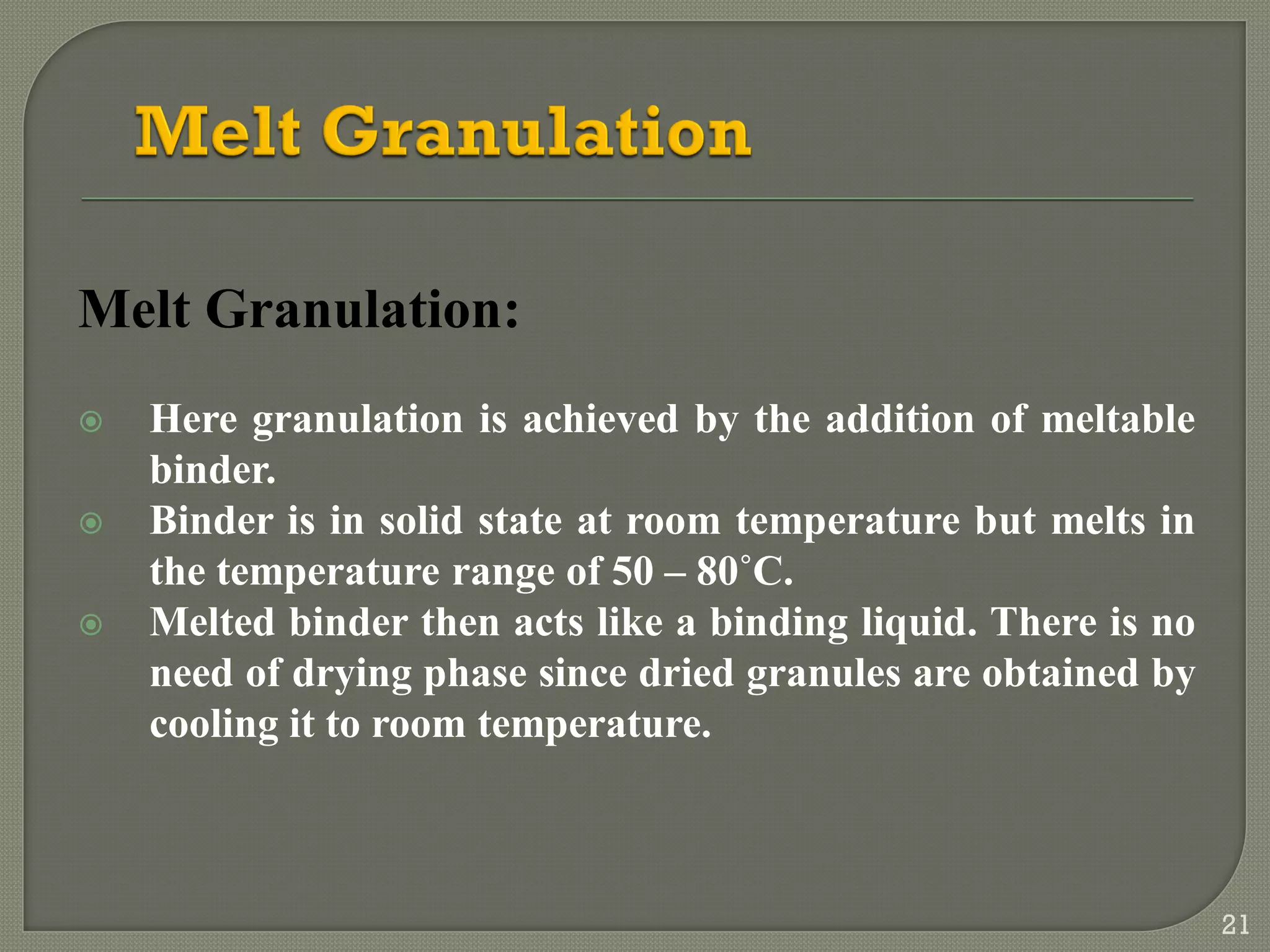 New granulation methods (devilal .kethavath ) | PDF