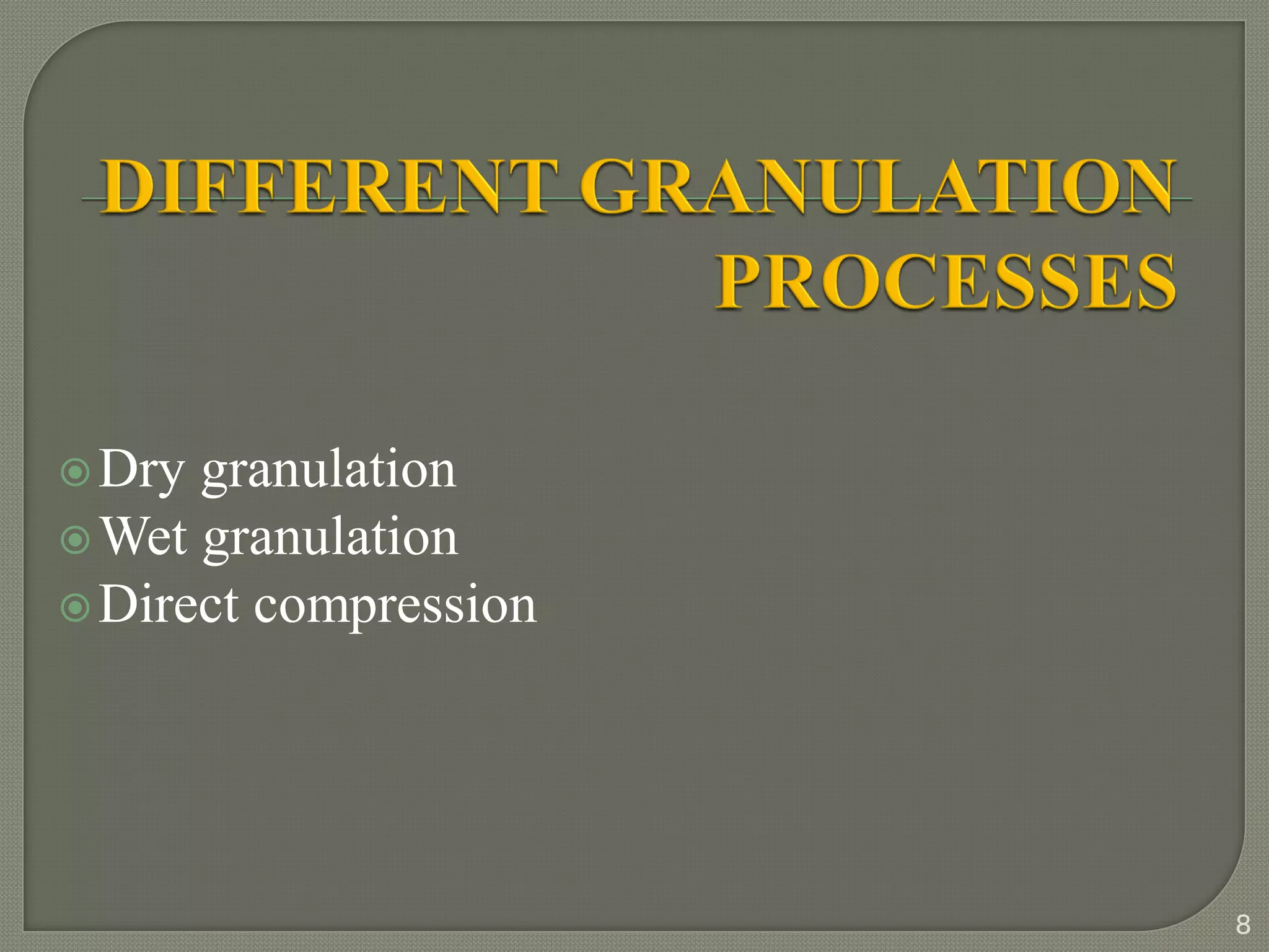 New Granulation Methods Devilal Kethavath Pdf