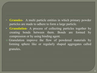 New granulation methods (devilal .kethavath ) | PDF