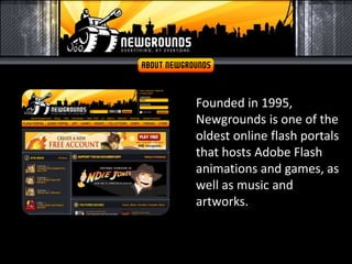Newgrounds Loading Animation Demonstration | PPTX