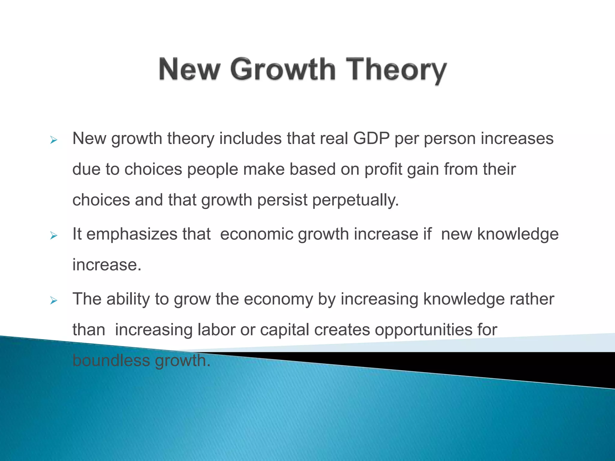 New growth theory | PPTX