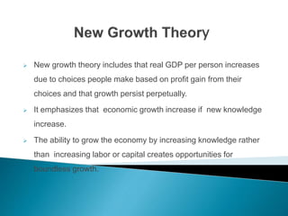 New growth theory | PPTX