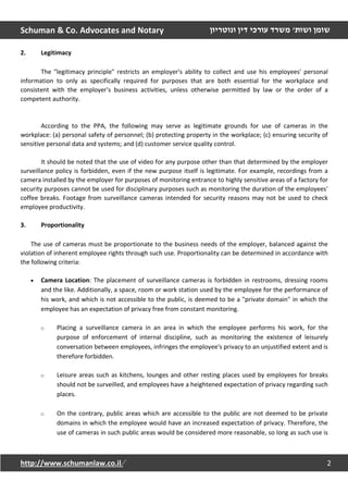 New Guidelines For Employers On Use Of Surveillance Cameras | PDF