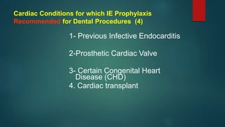 PEDO: New guidelines for prophylaxis against infective endocarditis | PPTX