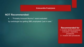 PEDO: New guidelines for prophylaxis against infective endocarditis | PPTX