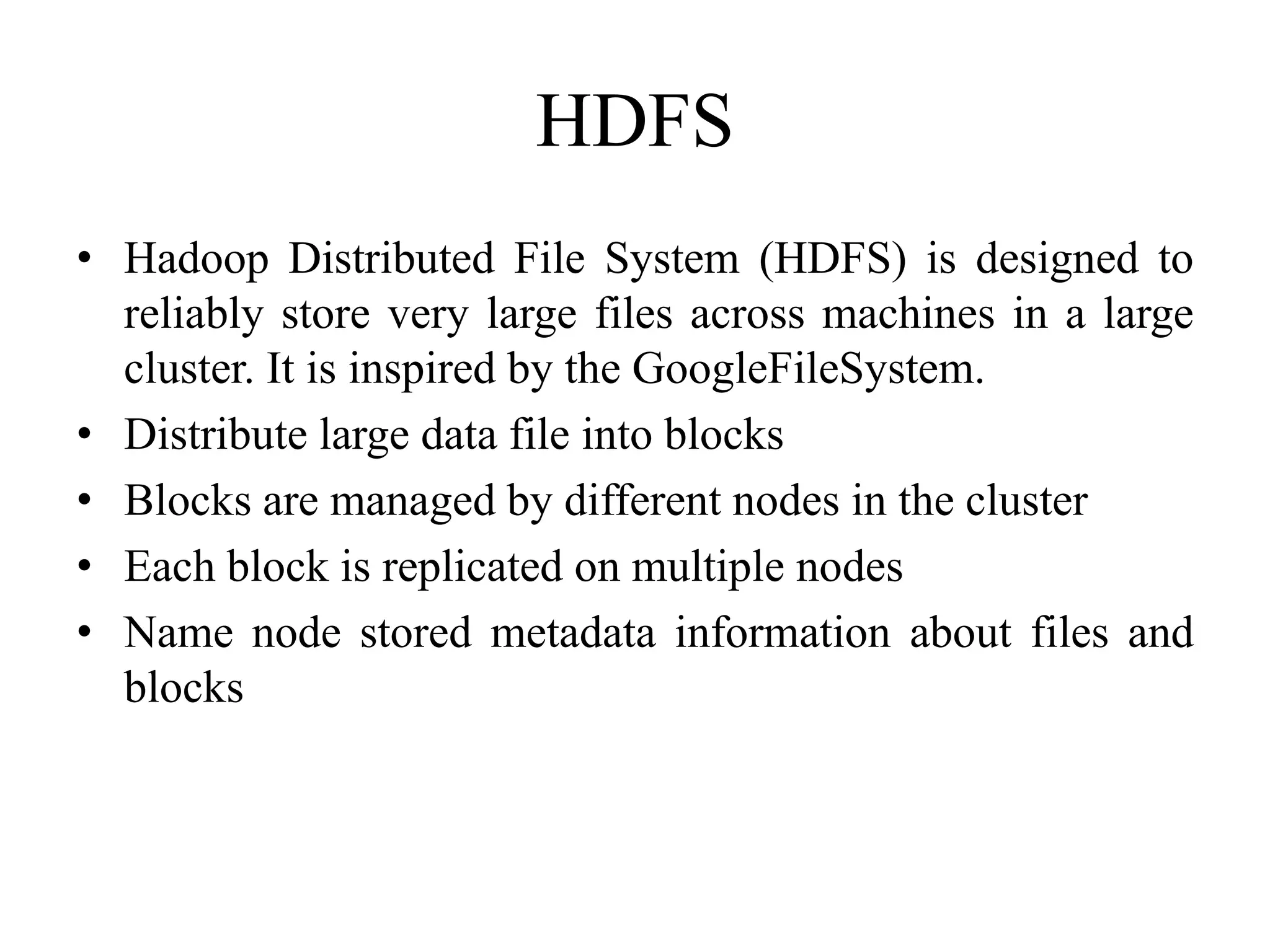 Hadoop And Their Ecosystem | PPTX