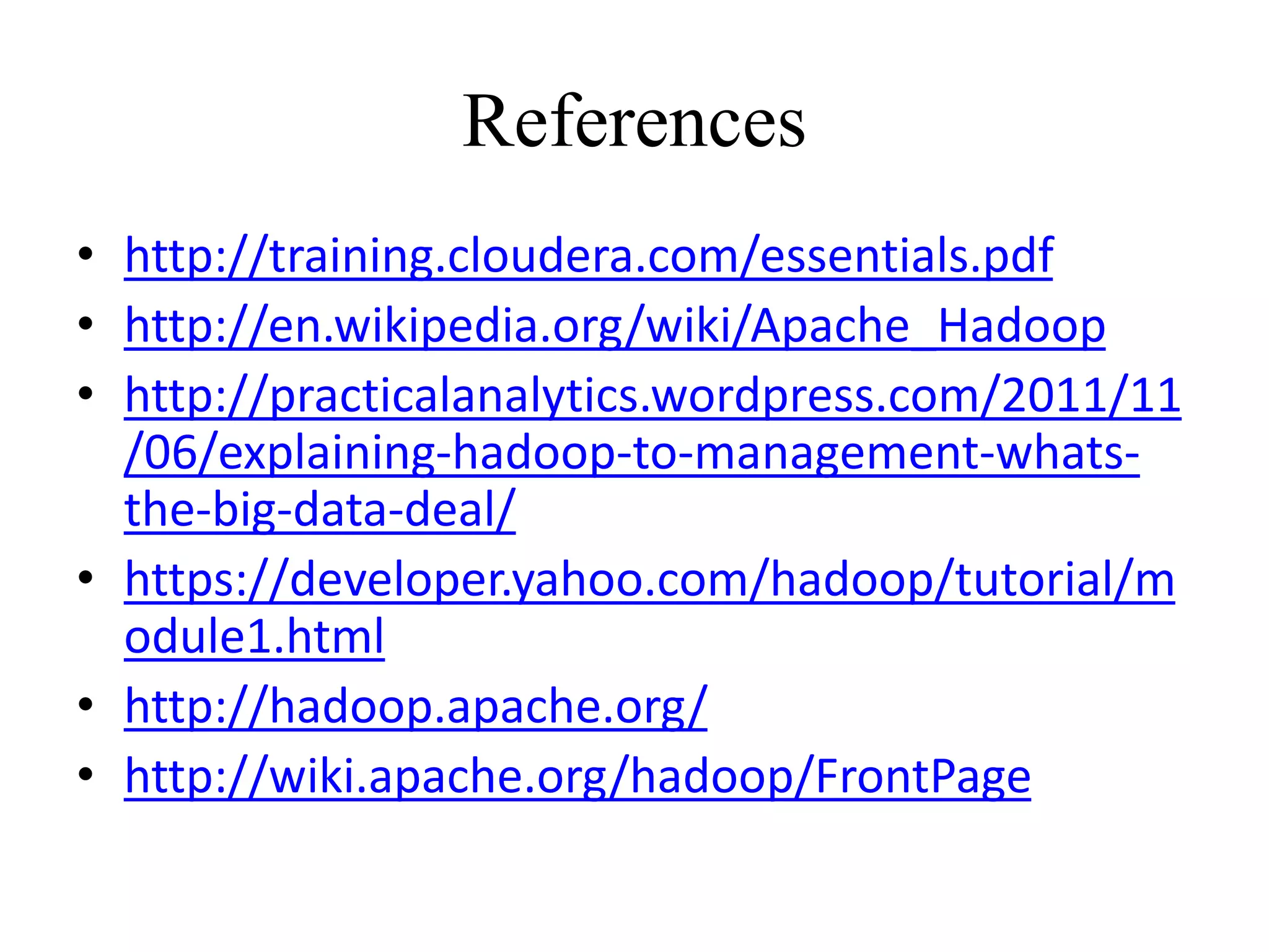 Hadoop And Their Ecosystem ppt | PPTX