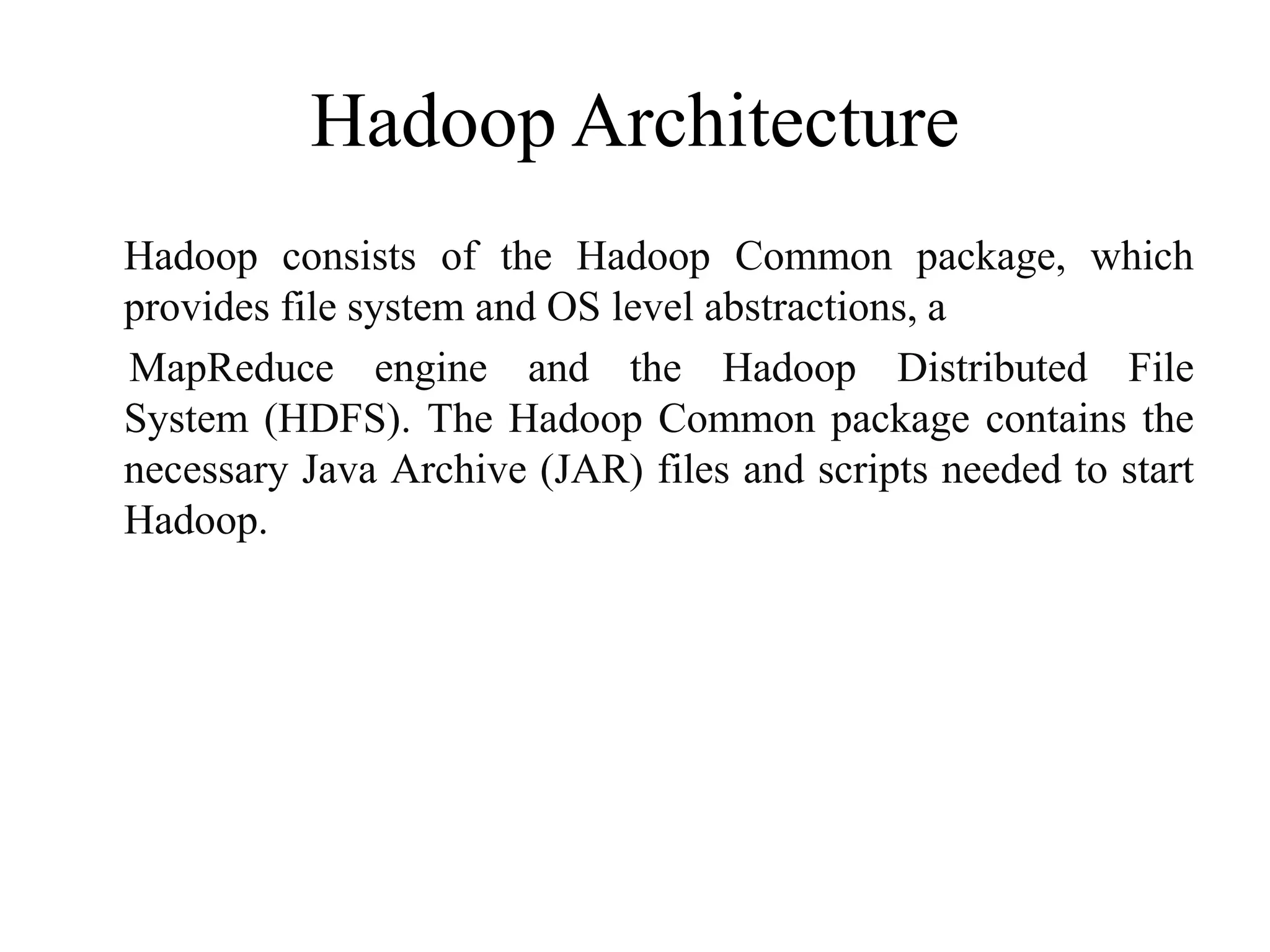 Hadoop And Their Ecosystem ppt | PPTX