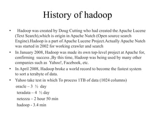 Hadoop And Their Ecosystem ppt | PPTX