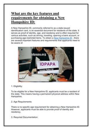New Hampshire Id | PDF