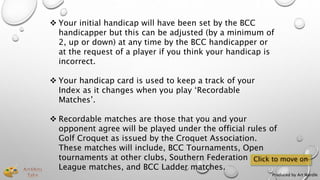 New handicap system | PPTX