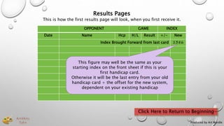 New handicap system | PPTX