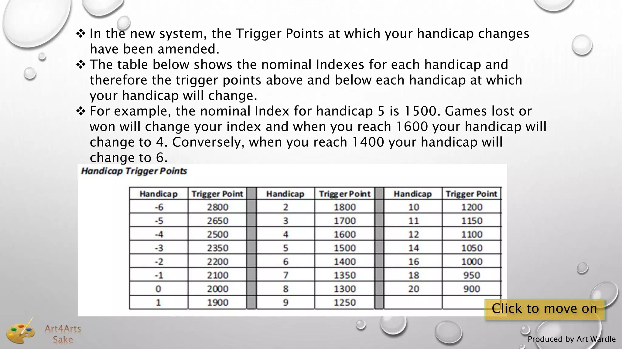 New handicap system | PPT