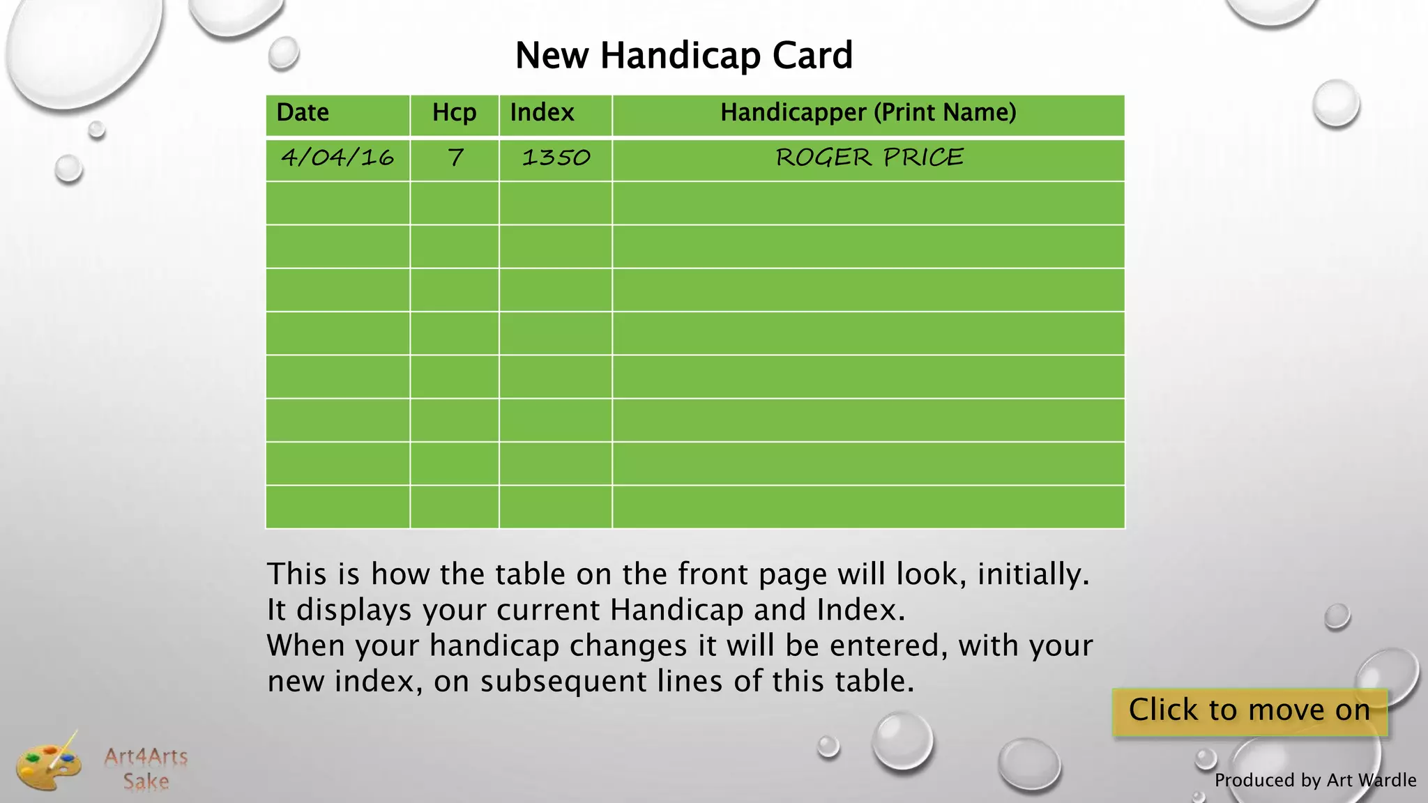 New handicap system | PPTX