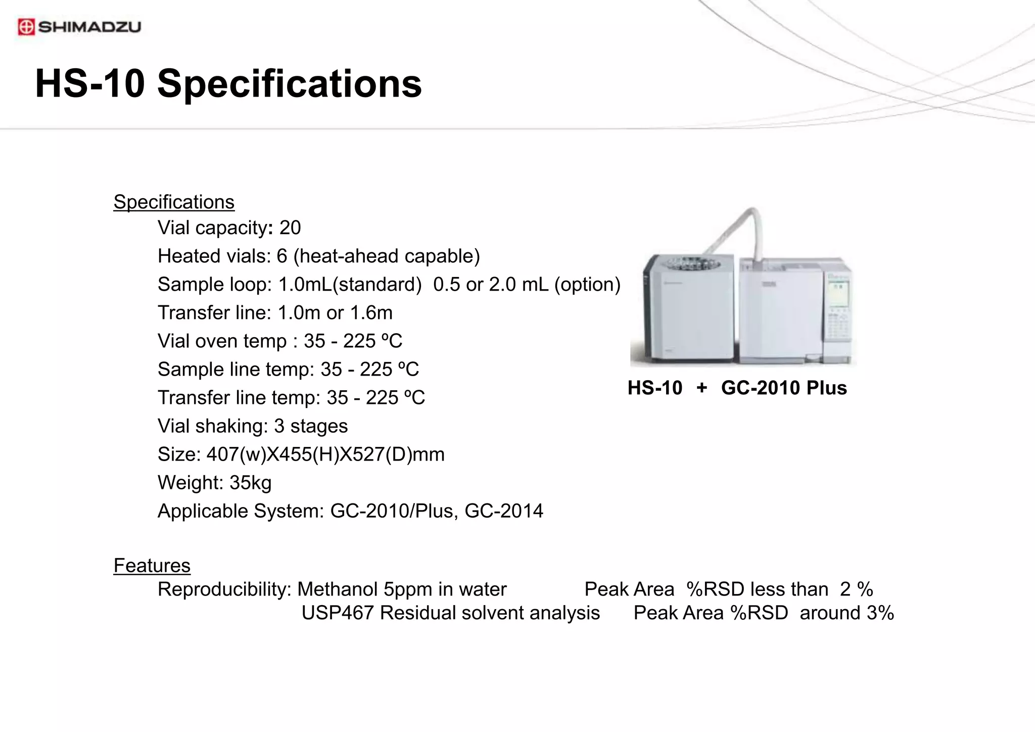 New High-quality, Cost-Efficient Headspace GC Autosampler | PPTX