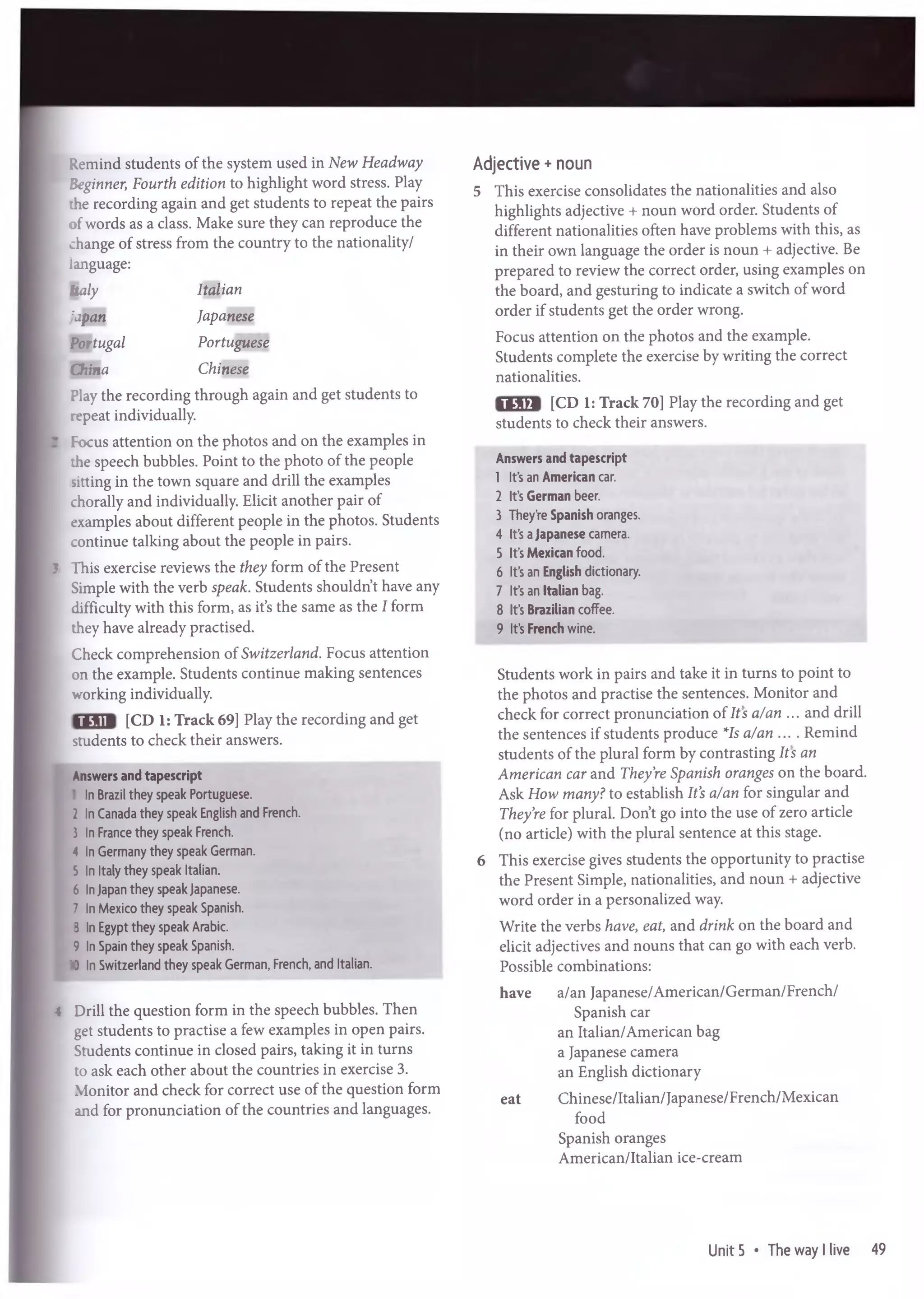 New headway beginner. teacher's book. 4th ed 2011 151p | PDF | Homework and Study | Education